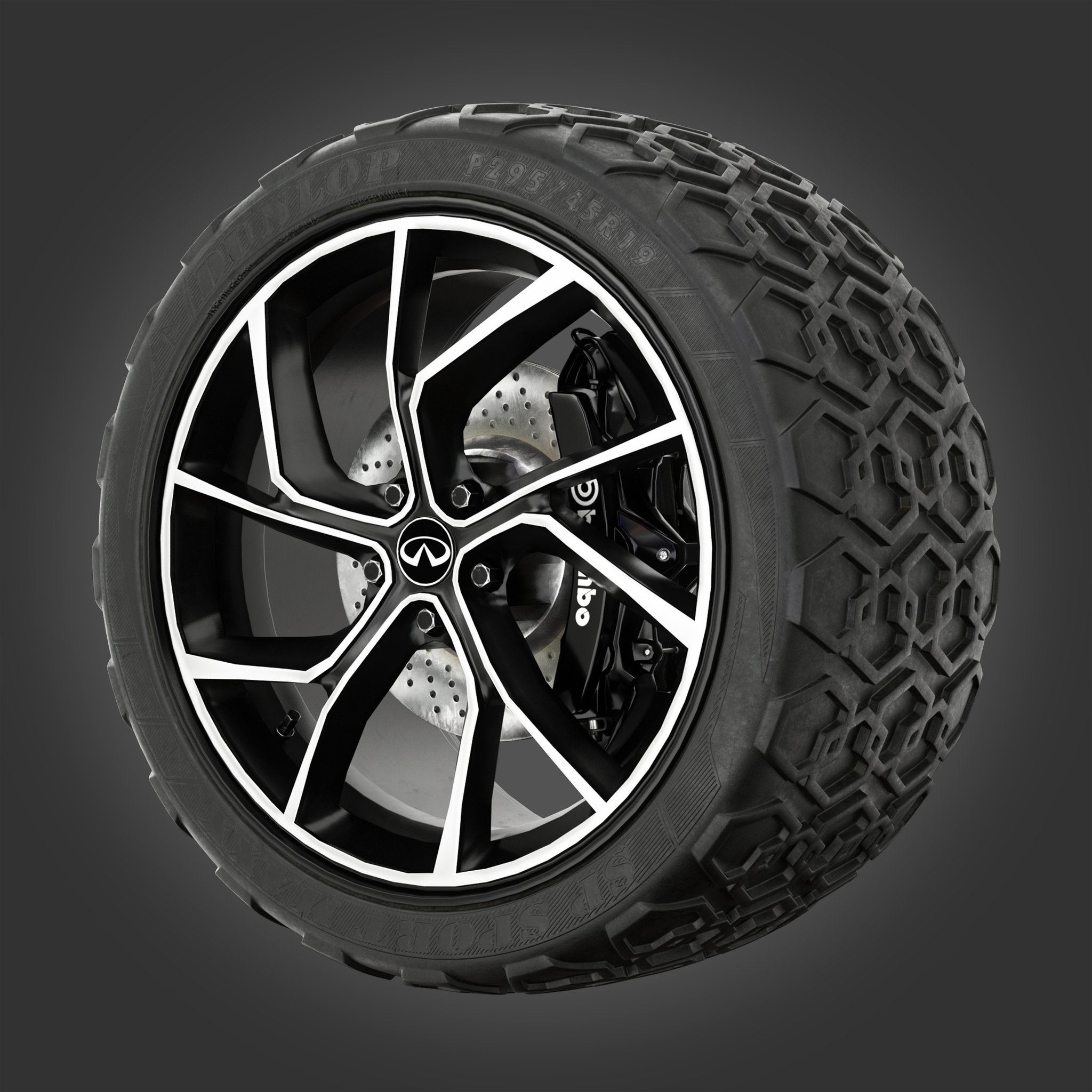 Infinity Wheel | Vehicle Parts models | BlenderKit