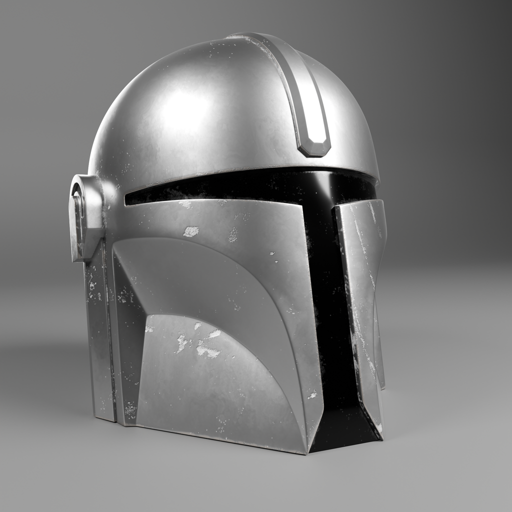 BlenderKit | Download the FREE Mandalorian Helmet model