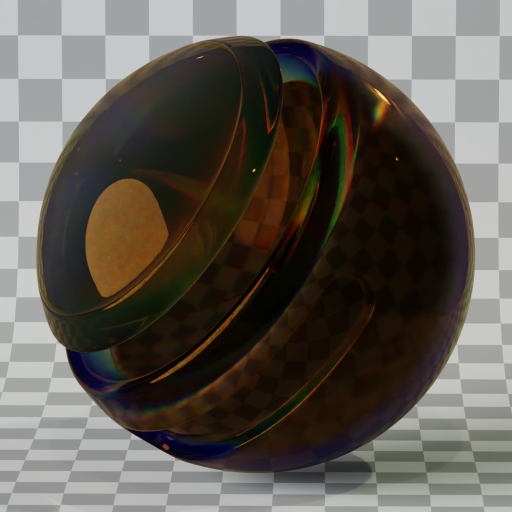 Iridescent Glass | FREE glass materials | BlenderKit