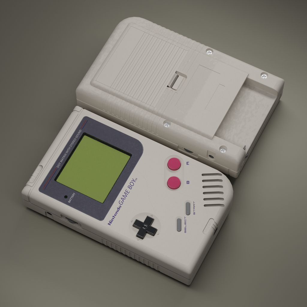BlenderKit | Download the Nintendo game boy model