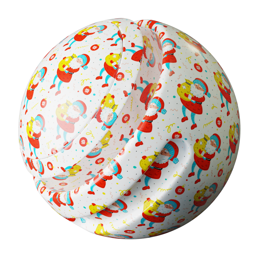 Christmas Wrapping Paper 10 FREE 3D Paper Materials BlenderKit