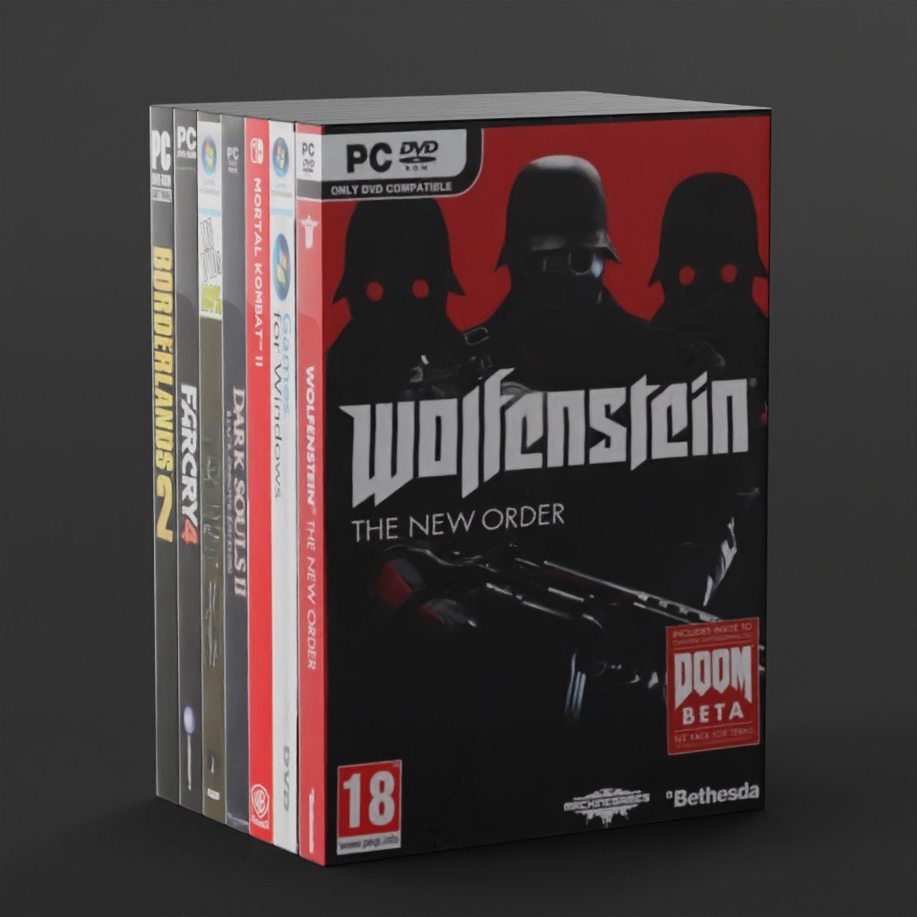 Game Cases Pack 3 | FREE Miscellaneous models | BlenderKit