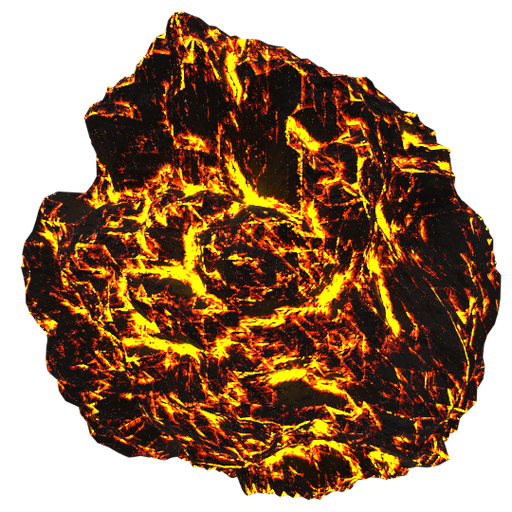 Lava Magma 03 | FREE 3D rock materials | BlenderKit