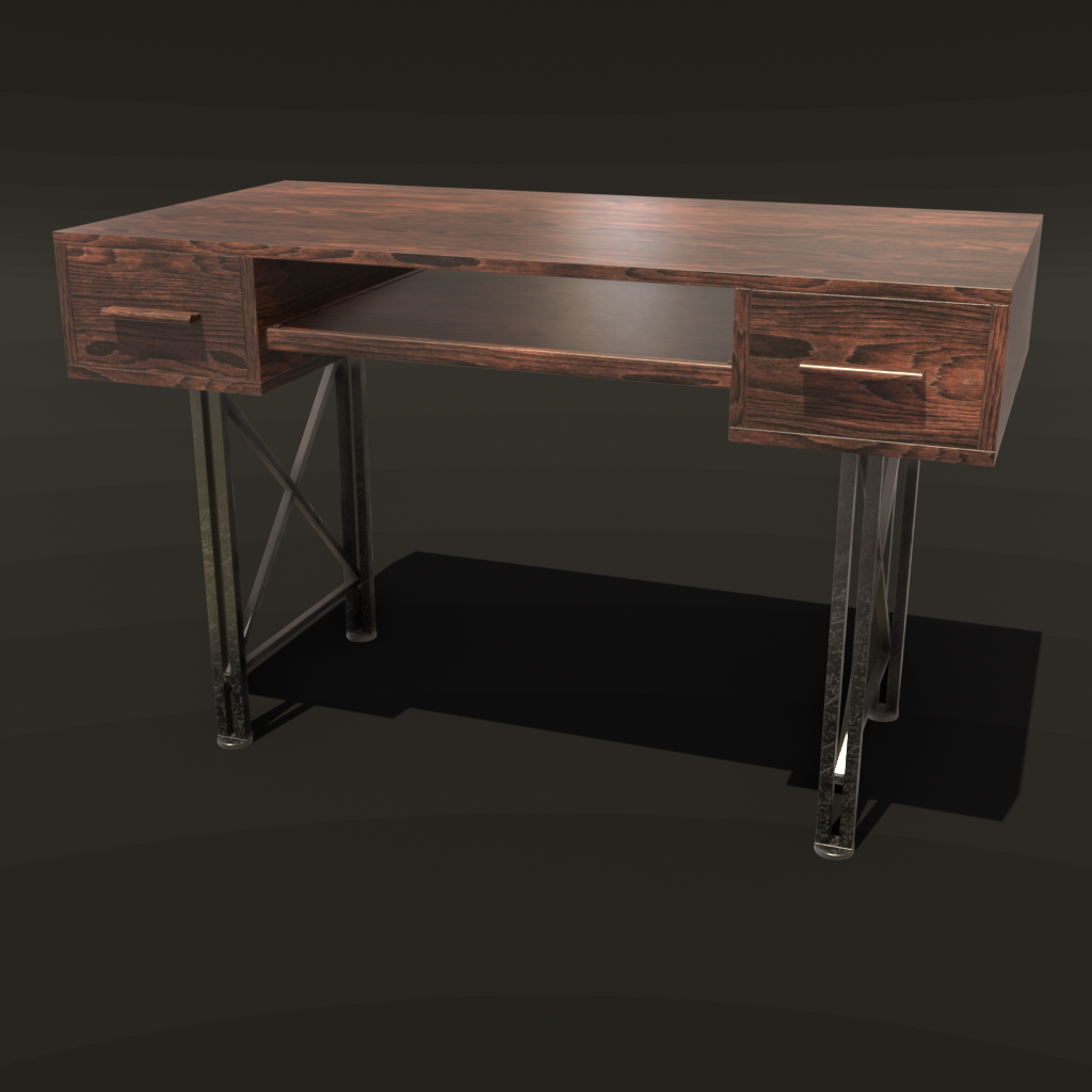 Study Desk Writing Table | Kids Tables models | BlenderKit