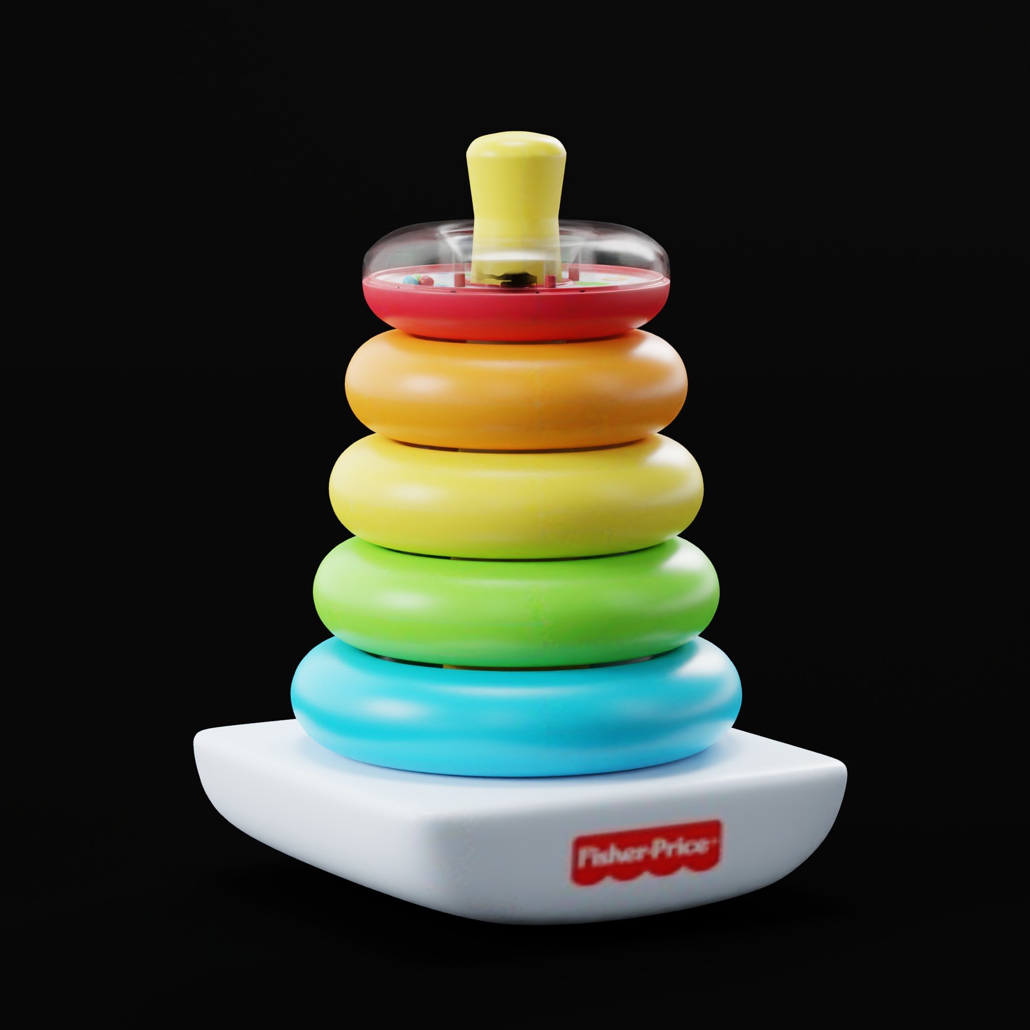 Fisher Price Stacking Toy | Miscellaneous models | BlenderKit