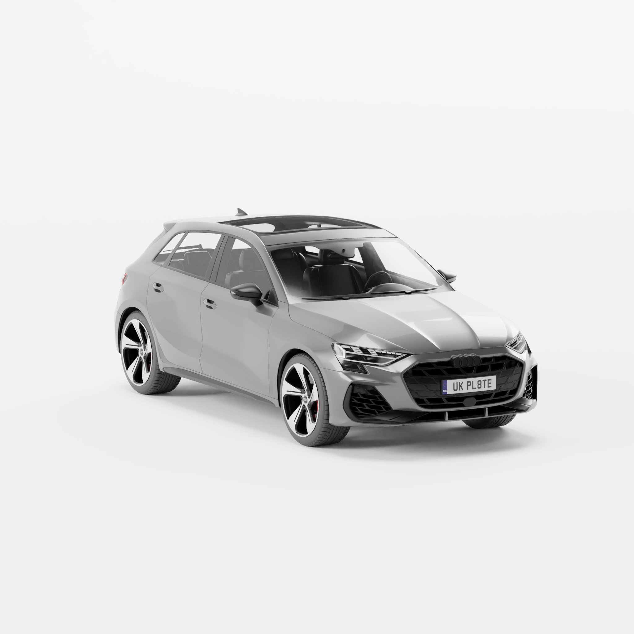 Audi S3 Sportback 2025 | Modern Cars models | BlenderKit