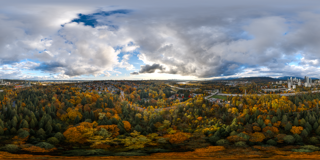 Fall City Dramatic Sky | Cityscapes HDRis | BlenderKit