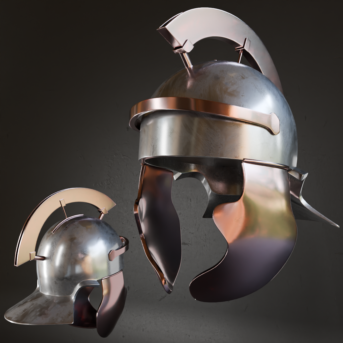 MK Helmet Ancient 40 | Historical Weapons models | BlenderKit