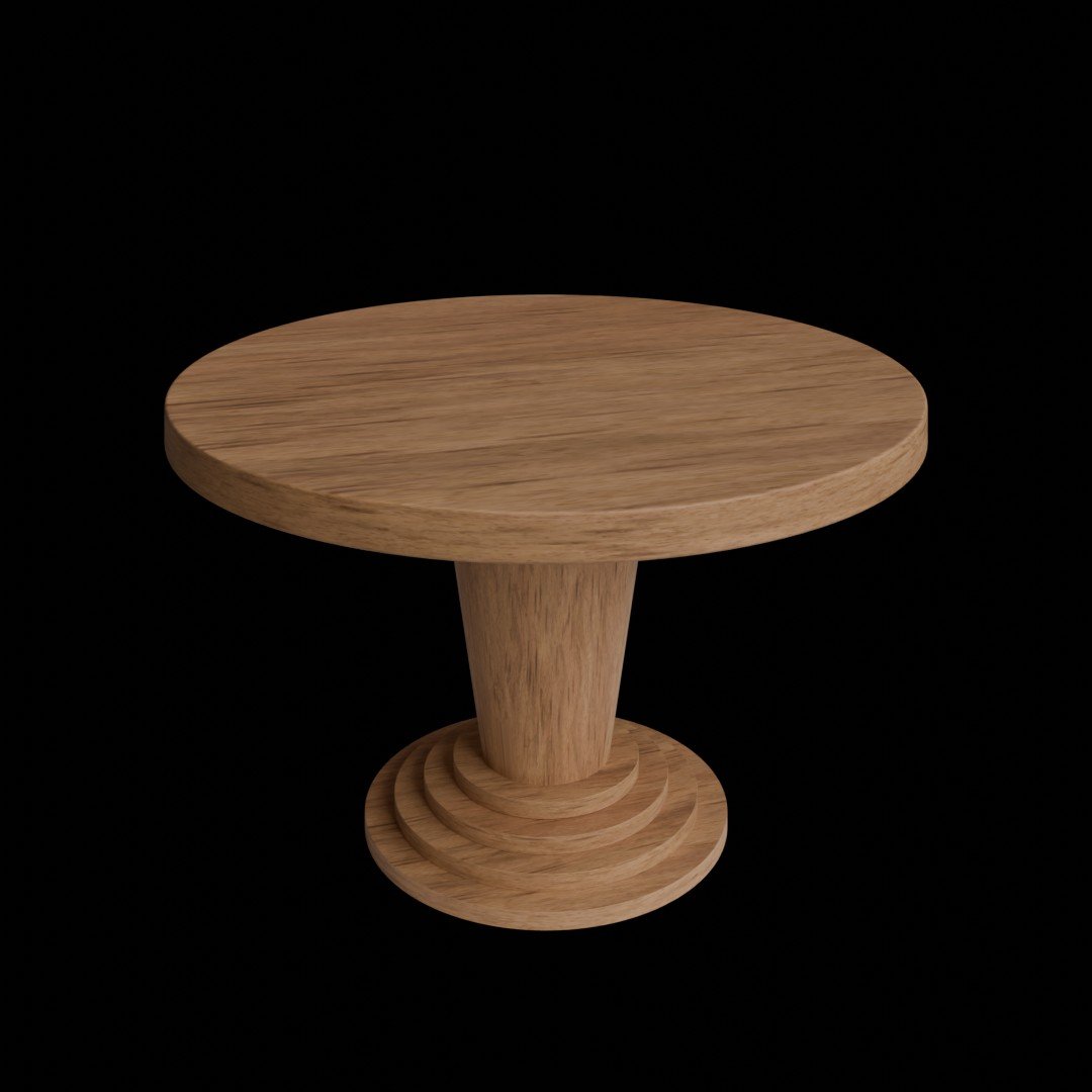 Circular table | FREE Tables models | BlenderKit