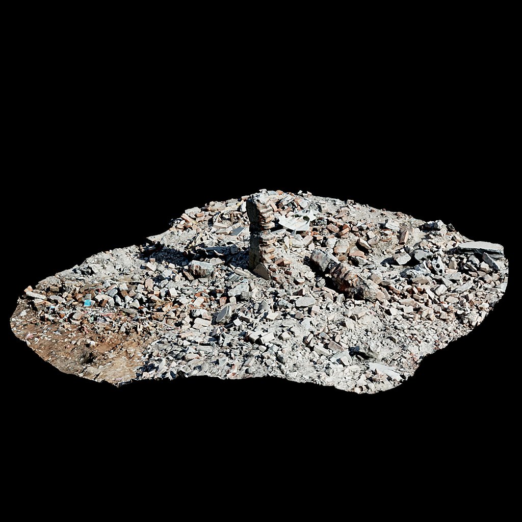Scan Pile of rubble | FREE Urban Environment models | BlenderKit
