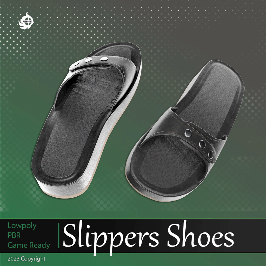 Slipper | Footwear models | BlenderKit