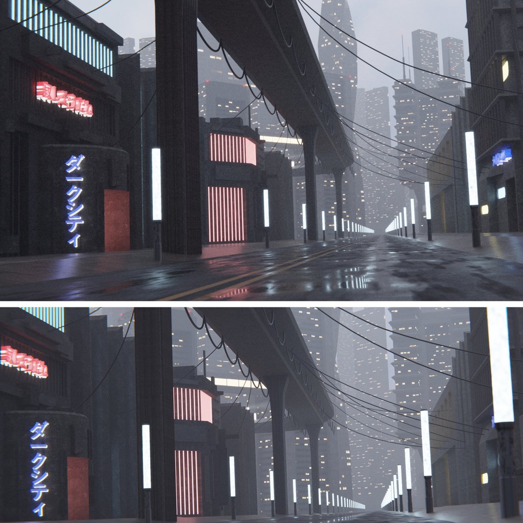 City Street Day | FREE Urban scenes | BlenderKit