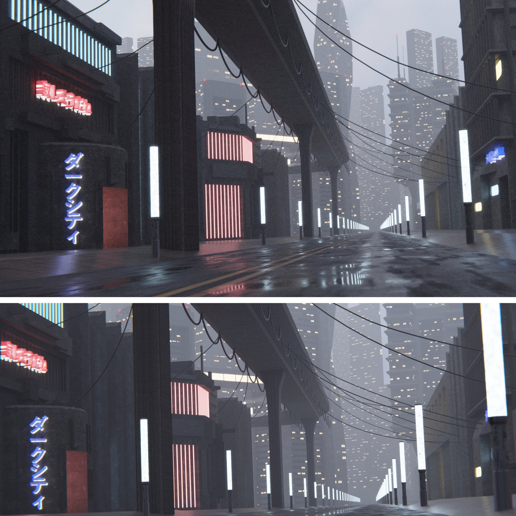 City Street Day | FREE Urban scenes | BlenderKit
