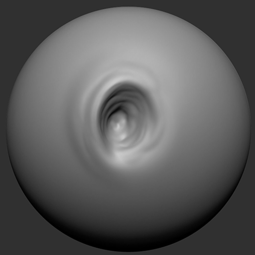 NS Creature ear hole | Face / Head brushes | BlenderKit