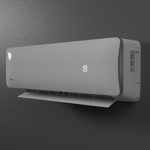 BlenderKit | Download the FREE Air Conditioner Split Midea model
