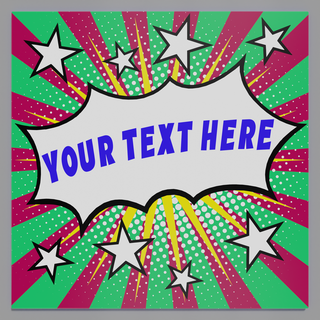 Explosion Speech Bubble 4A | FREE Decorative Pictures models | BlenderKit