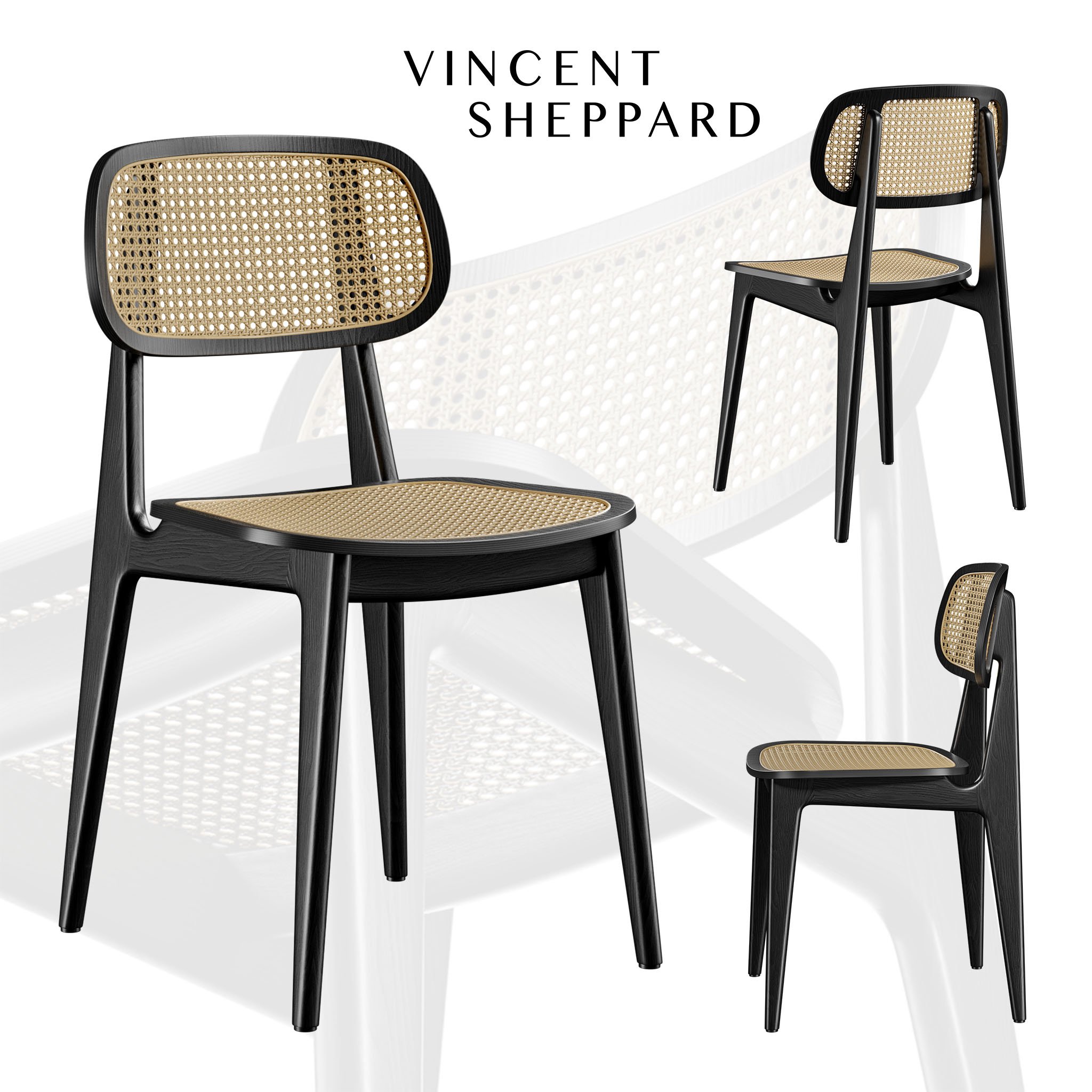 Vincent Sheppard Titus dining chair | FREE Chairs models | BlenderKit