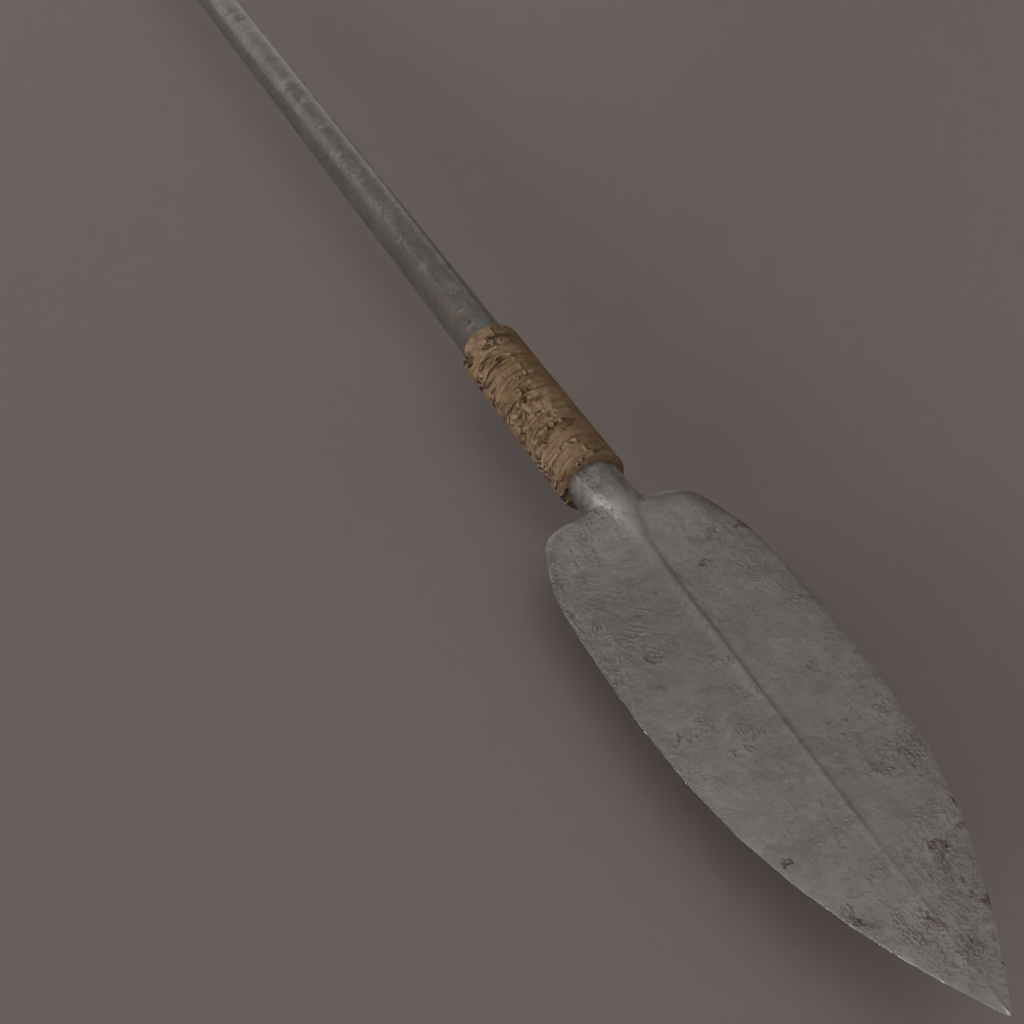 Roman spear | Historical Weapons models | BlenderKit