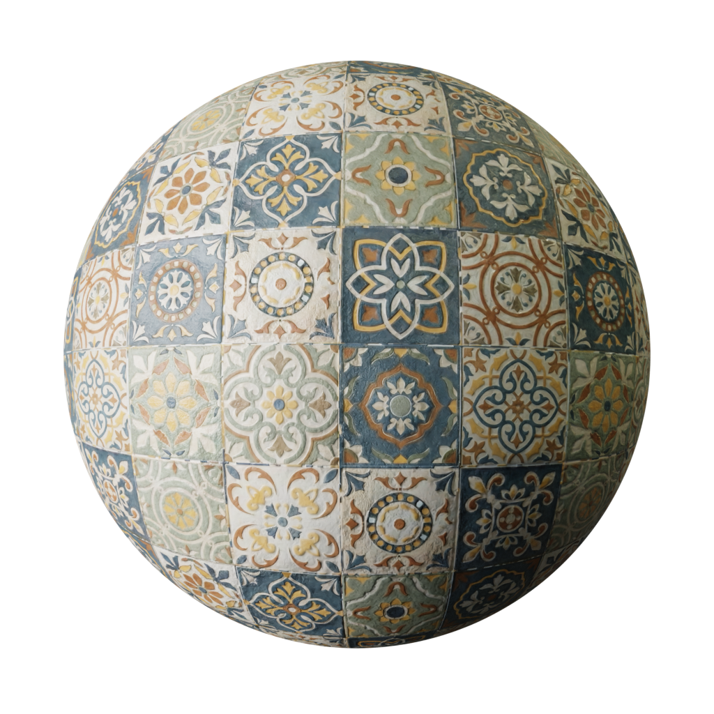 Mosaic Tiles | FREE tiles materials | BlenderKit