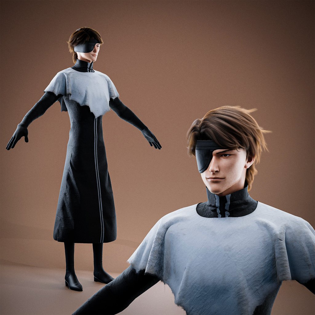 Stickman - Rigged | FREE Fantasy Hero / Heroines models | BlenderKit