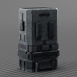 Sci-Fi Mega buiding | Sci-fi Buildings models | BlenderKit