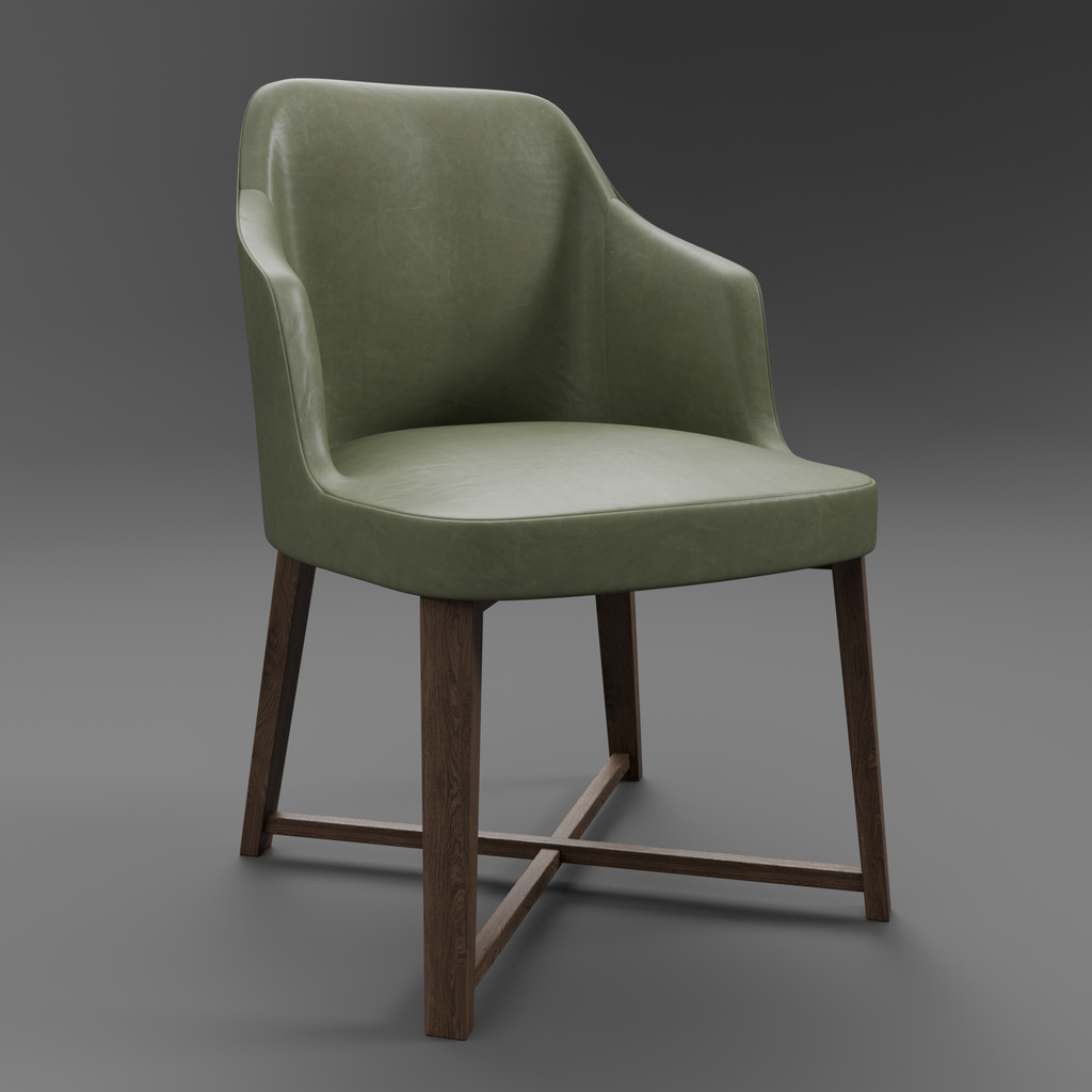 Flexform Marley | Sitting Chairs models | BlenderKit