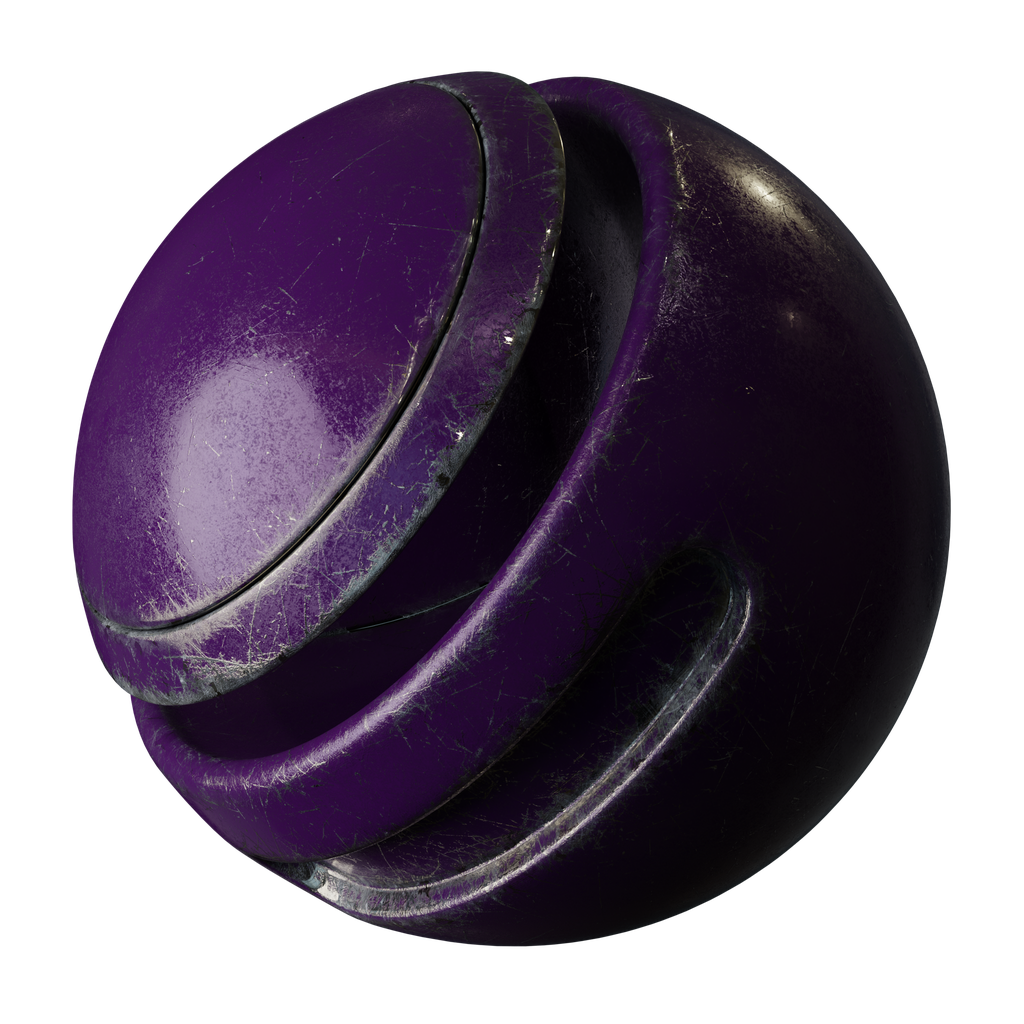 Cycles Scuffed Purple Metal Smart Mat | FREE metal materials | BlenderKit