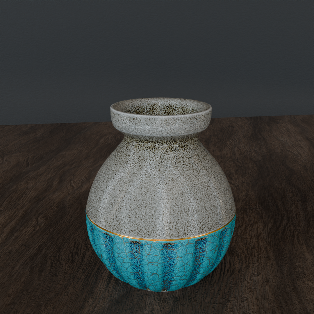 Ocean Vase | FREE Vases models | BlenderKit