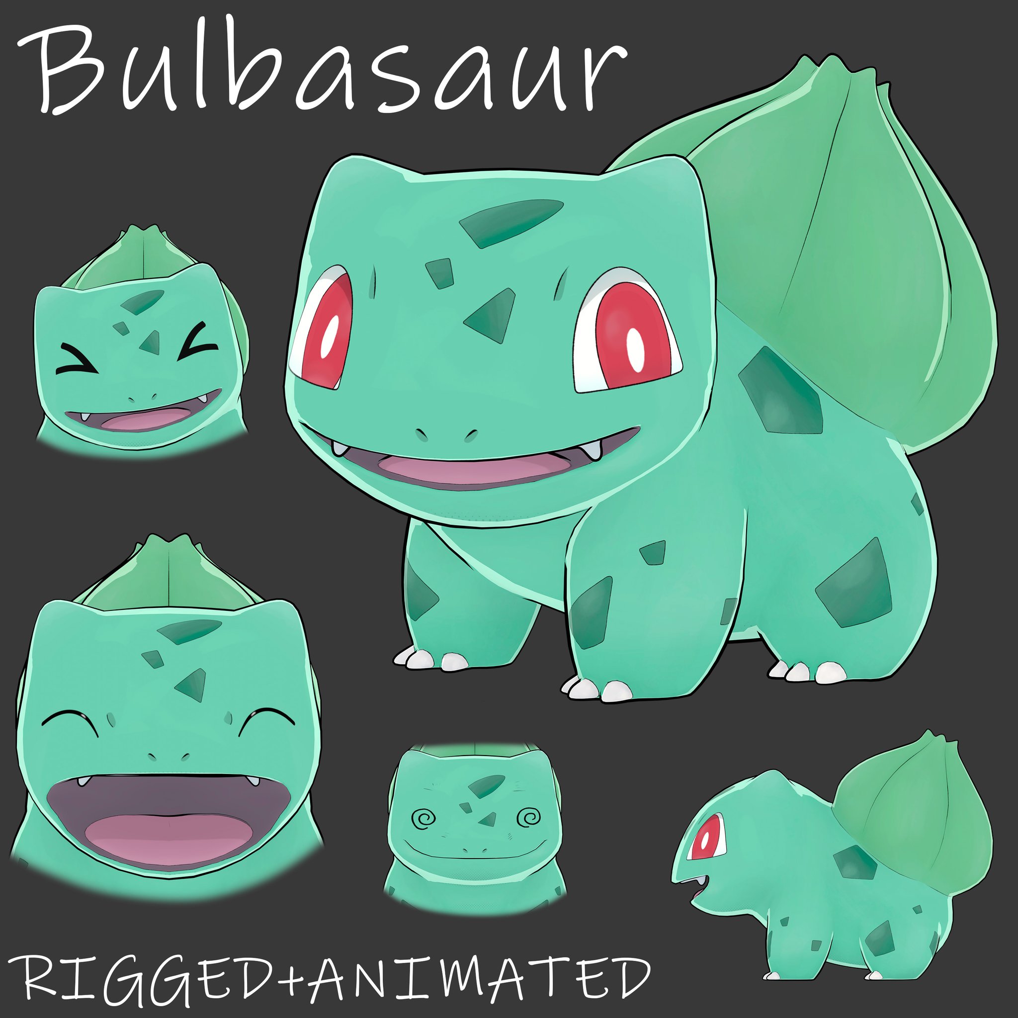 Bulbasaur | Monsters & Creatures models | BlenderKit