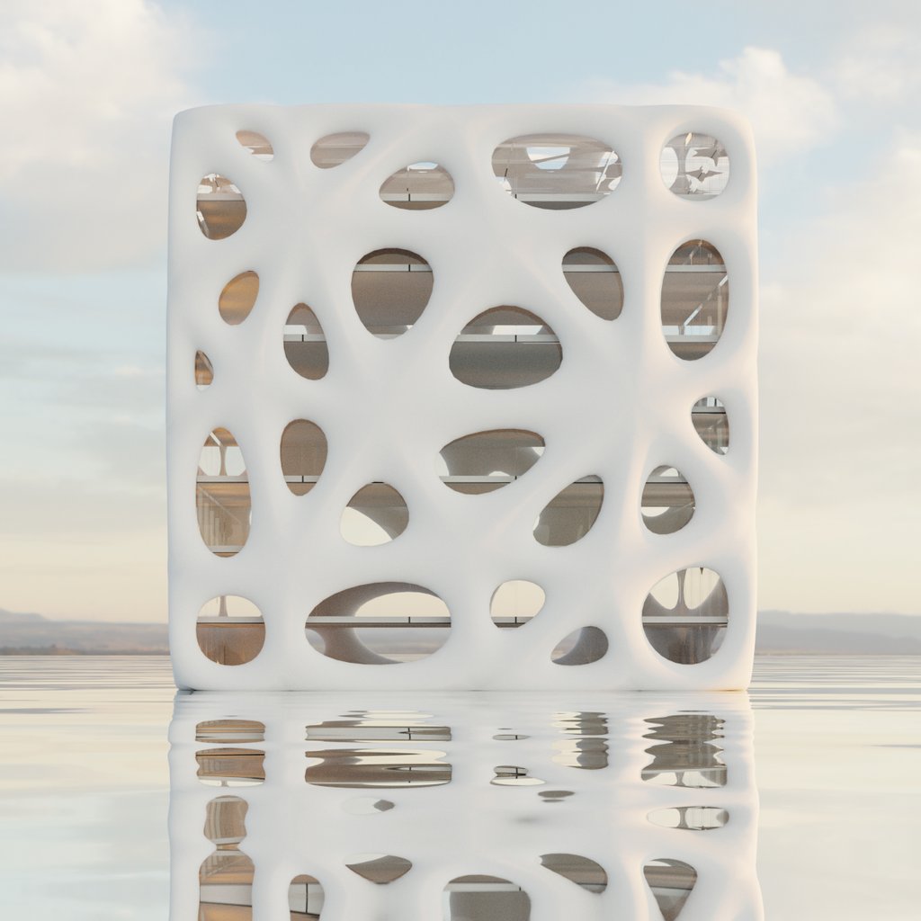 Parametric Building 2 | FREE Buildings models | BlenderKit