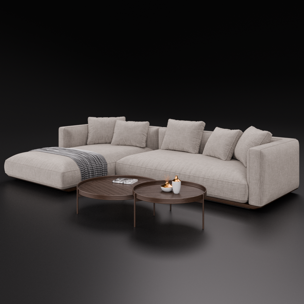 Sofa Grandemare Sectional | Sofas models | BlenderKit