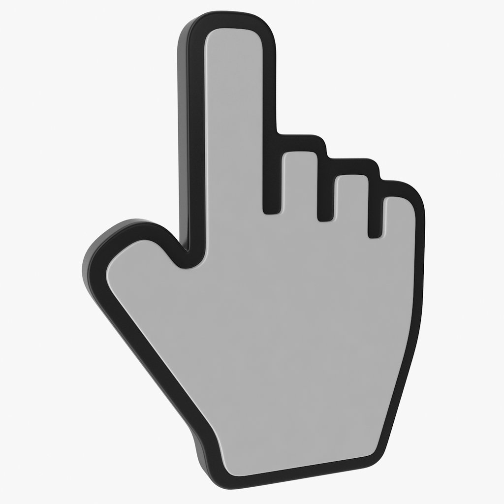 Hand Cursor | Computers models | BlenderKit