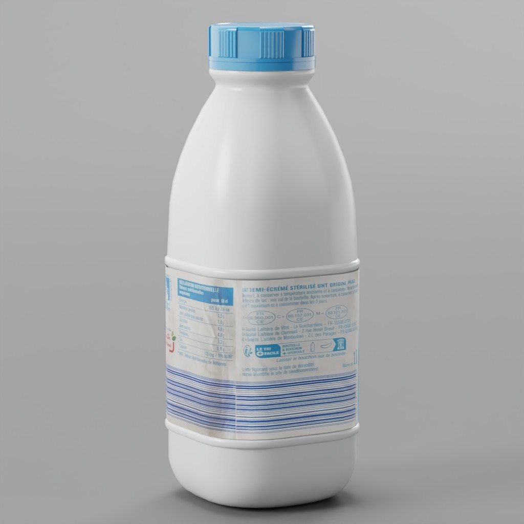 Milk Bottle Envia | Beverages models | BlenderKit