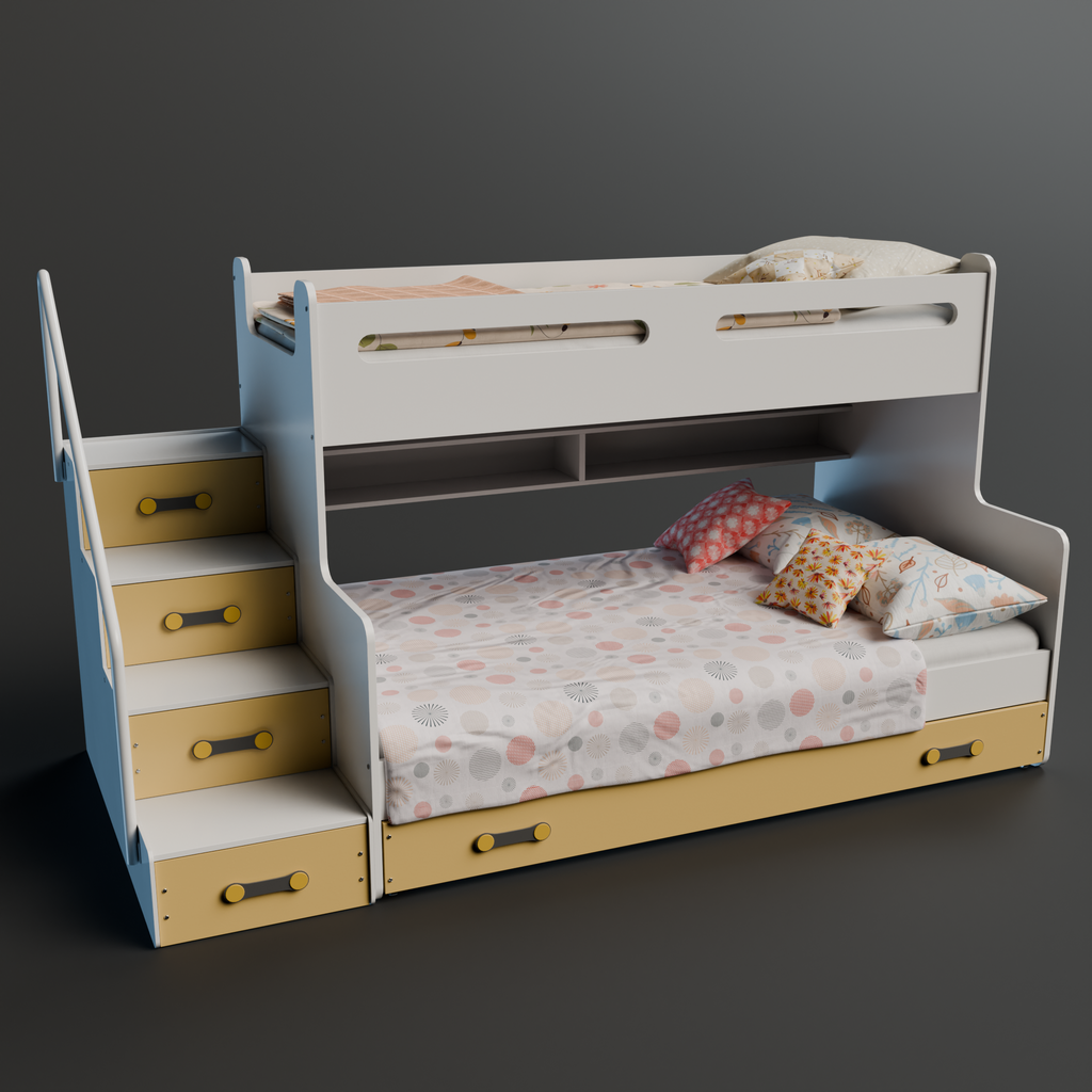 Kids bunk bed | Kids Beds models | BlenderKit