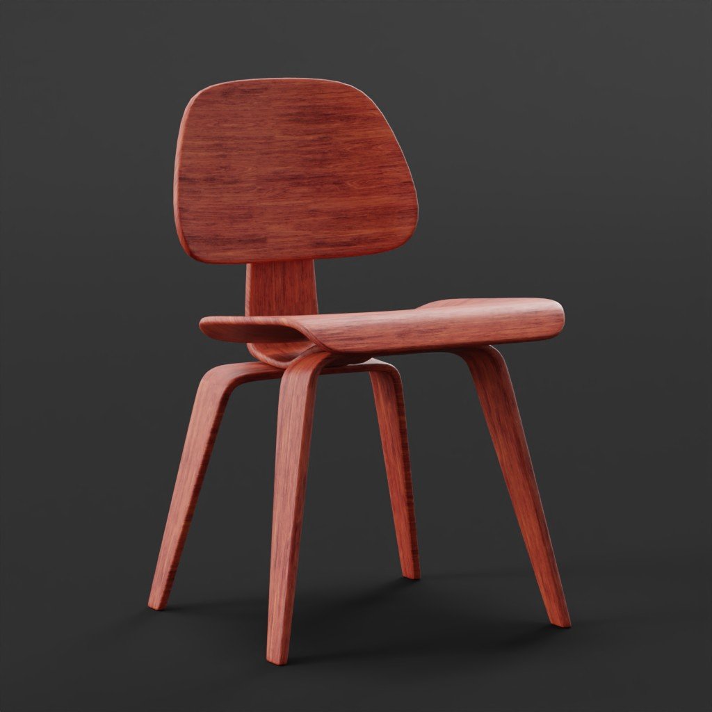 Simple Modern Chair | FREE Sitting Chairs models | BlenderKit