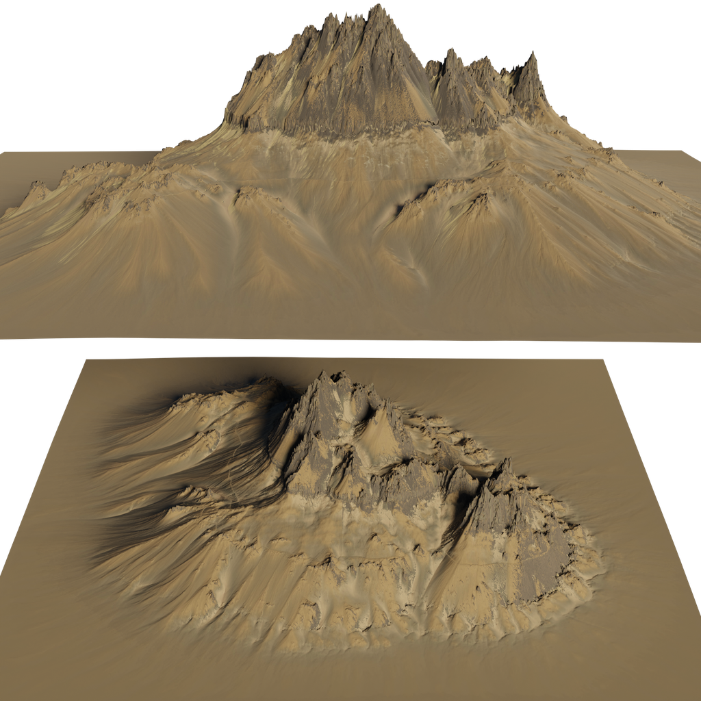 Slippage Islands | FREE Terrains models | BlenderKit