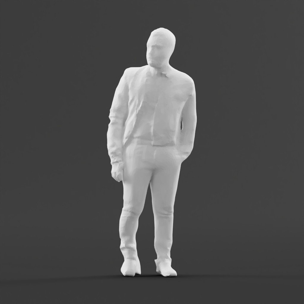 Low poly man wearing suit | FREE Full Human Bodies models | BlenderKit