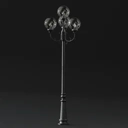BlenderKit | Download the FREE Streetlamp model