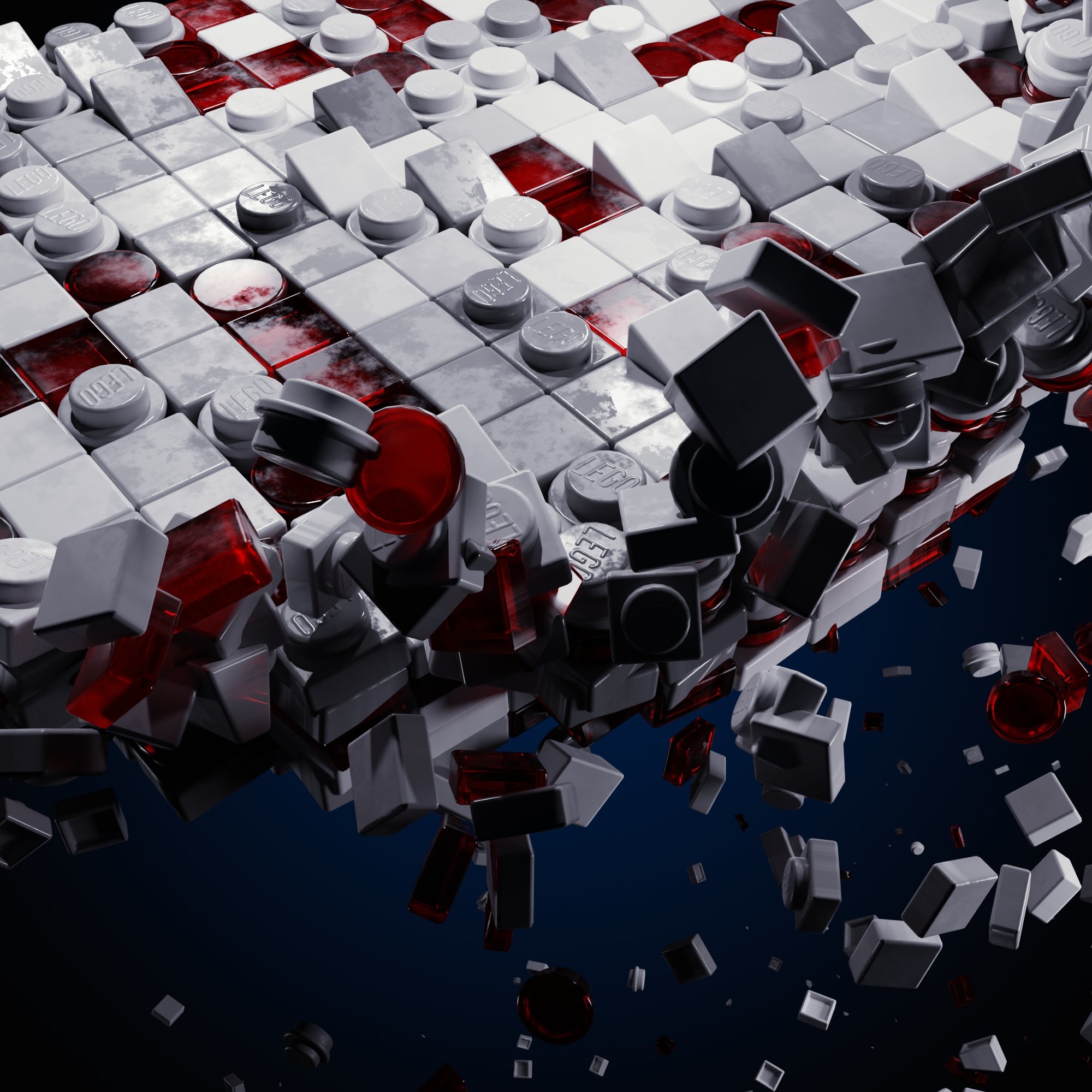 Realistic Lego Assembly animated | 3D Outdoor scenes | BlenderKit