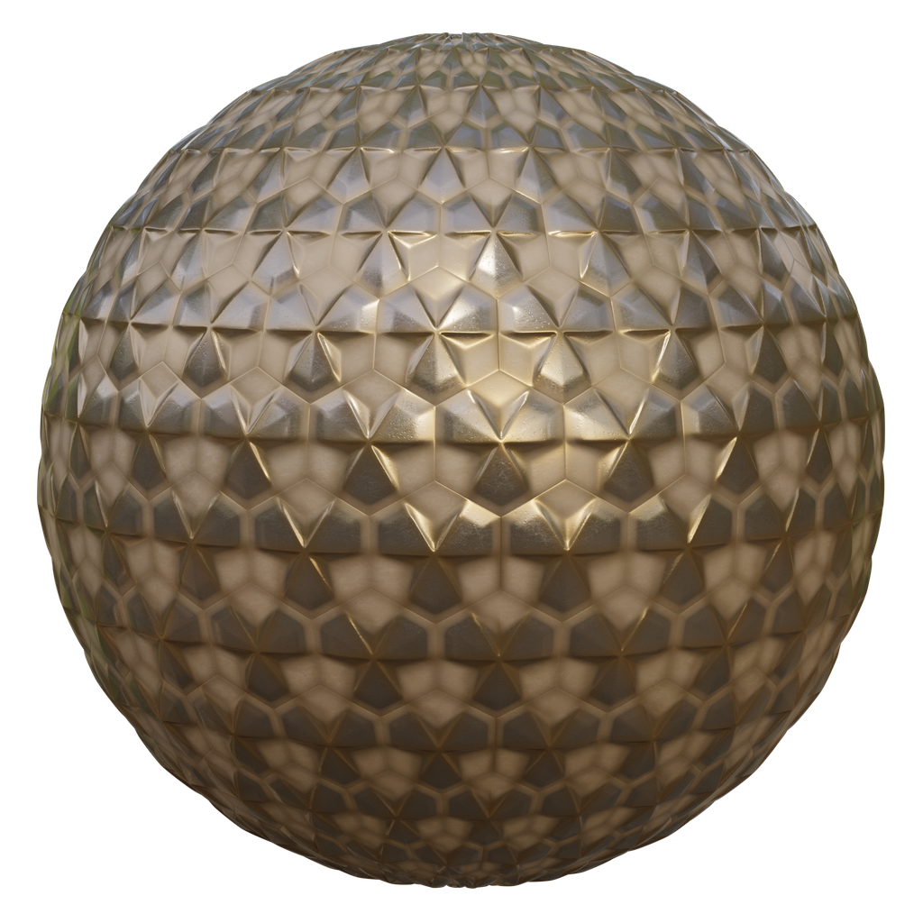 Tri Hex Ceramic Armour - 01 | FREE metal materials | BlenderKit