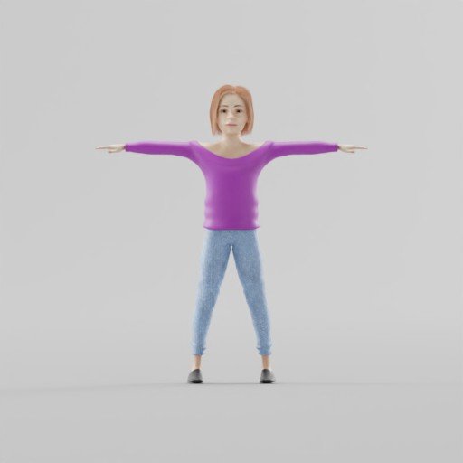 Loli Anime Girl | FREE Children models | BlenderKit