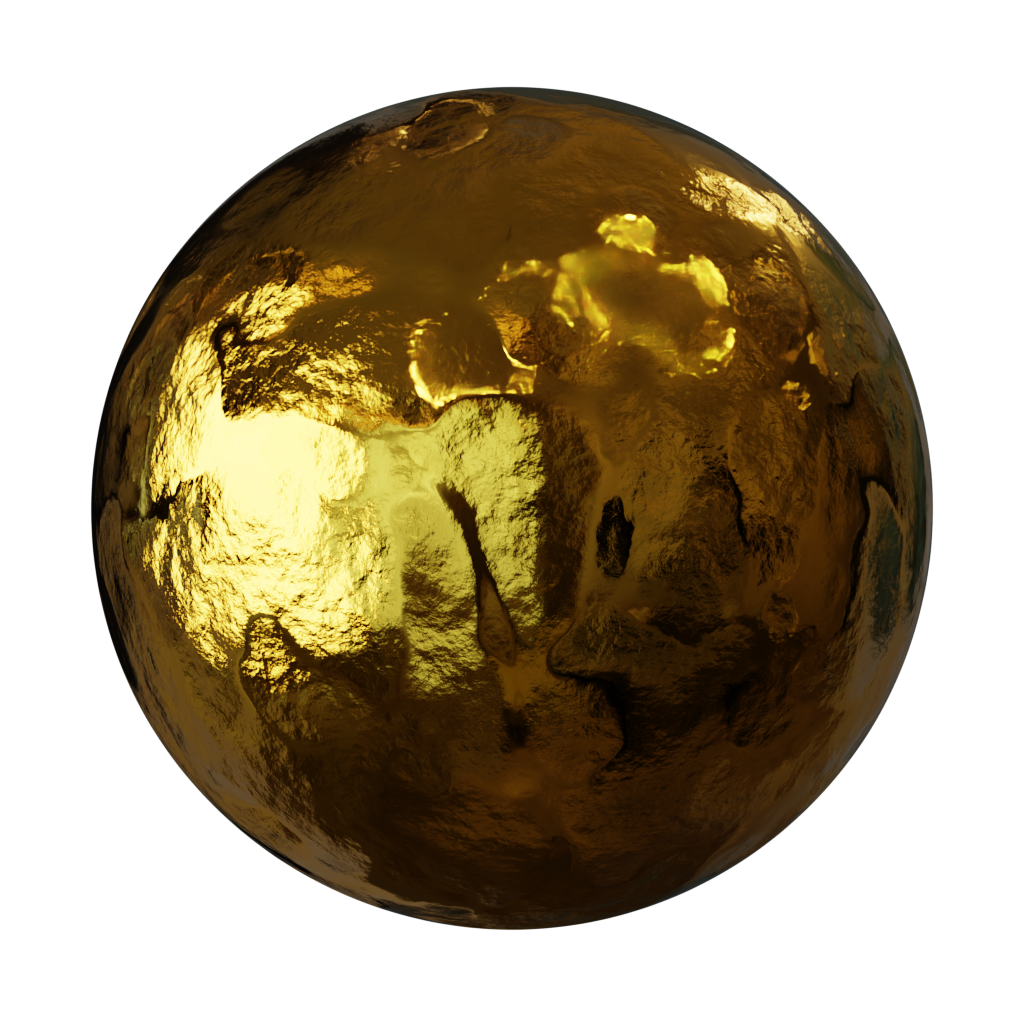 Gold Foil | FREE metal materials | BlenderKit