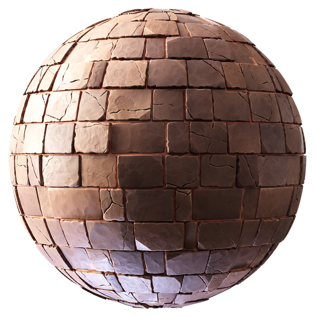 Stylized Bricks | FREE bricks materials | BlenderKit