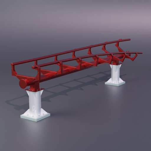 Corkscrew Roller Coaster Track | 3D Passenger models | BlenderKit