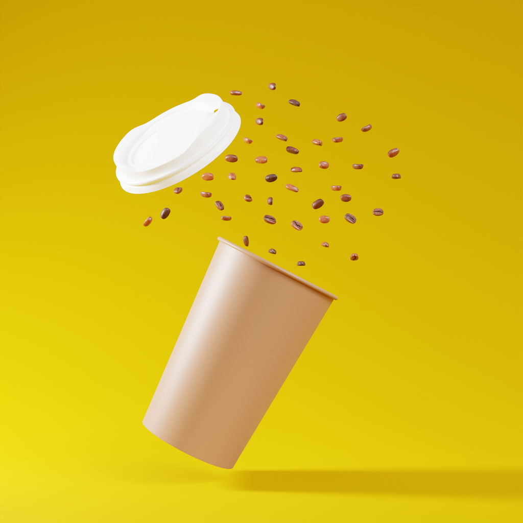 Cofee cup loop animaton | FREE Mockup scenes | BlenderKit