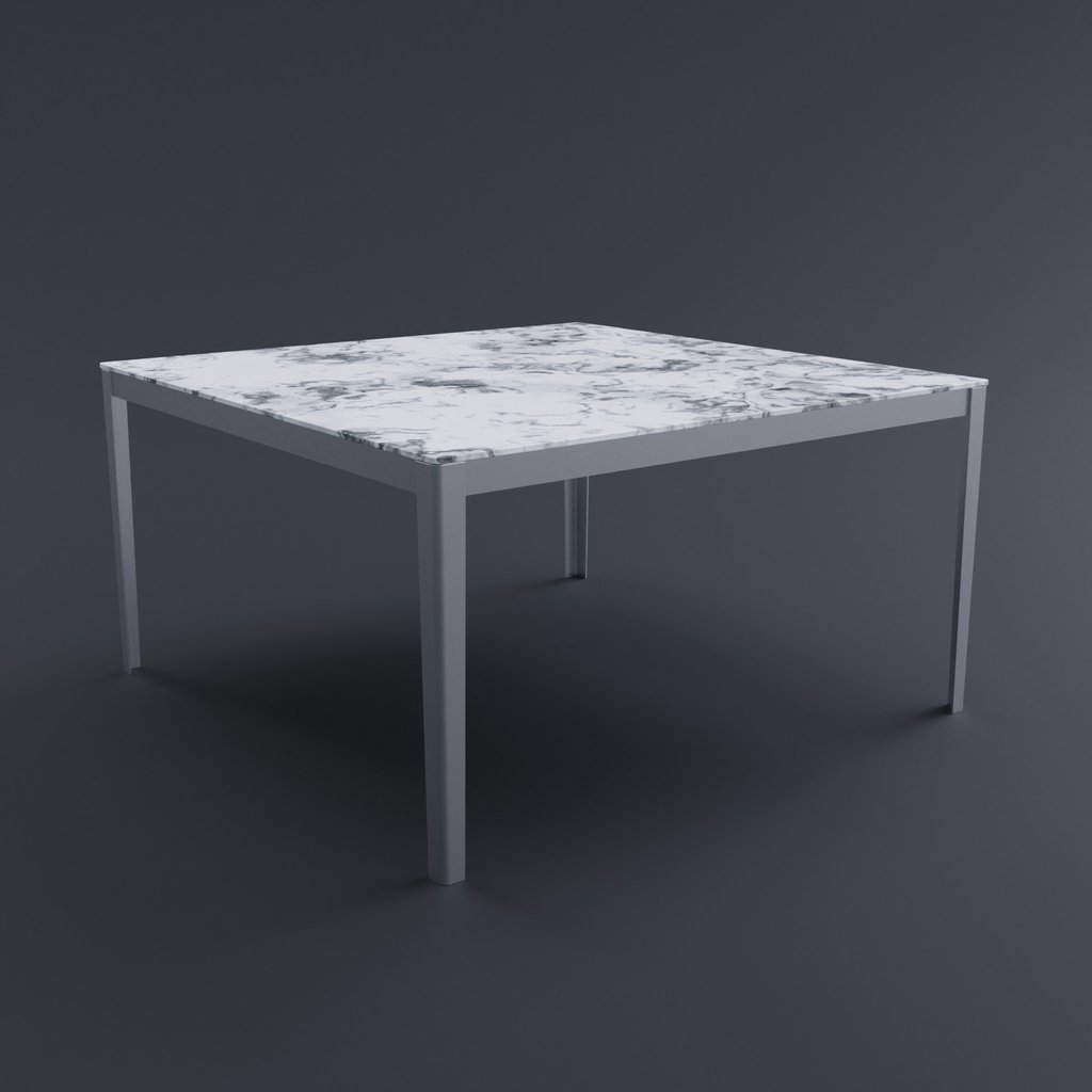 Cotone table (140 * 140 * 74) | FREE Tables models | BlenderKit