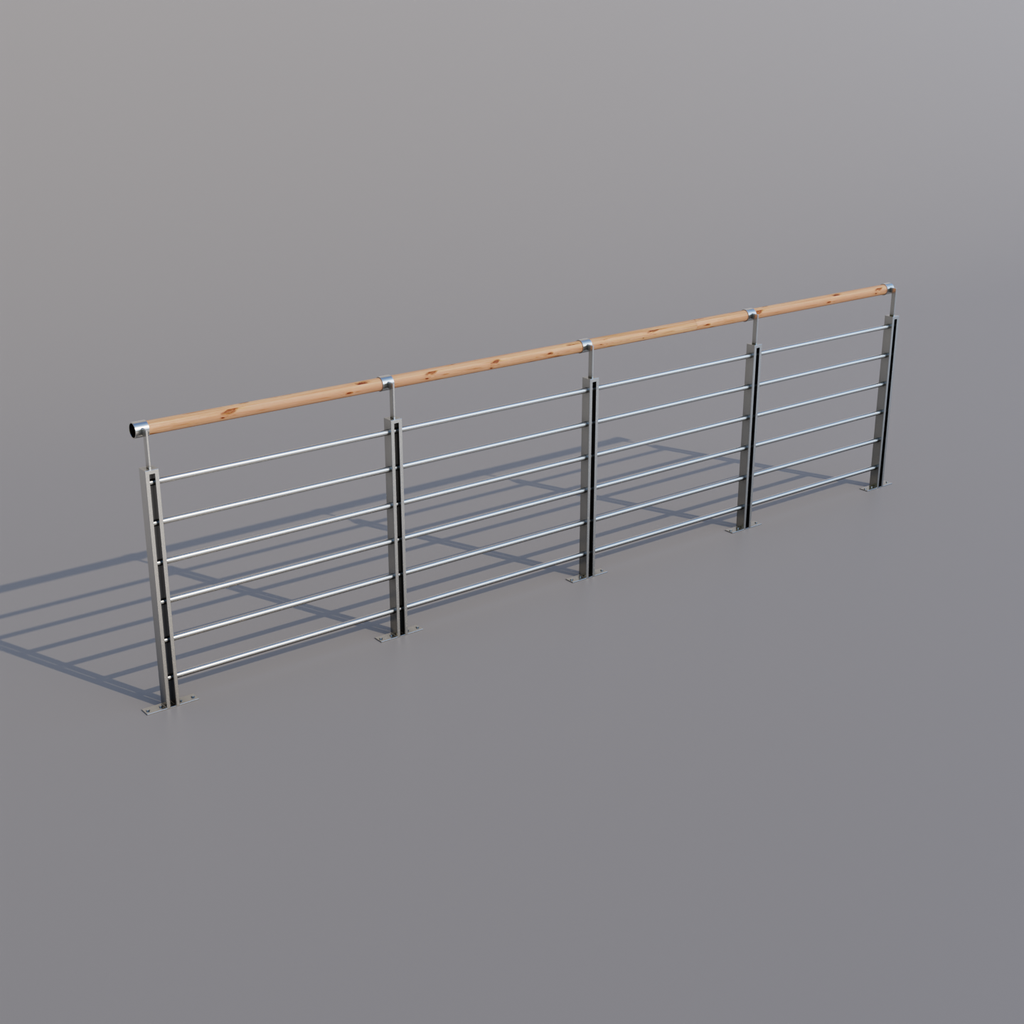 BlenderKit | Download the Railing 3A model