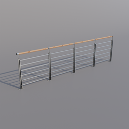 Railing 3A | Architecture models | BlenderKit