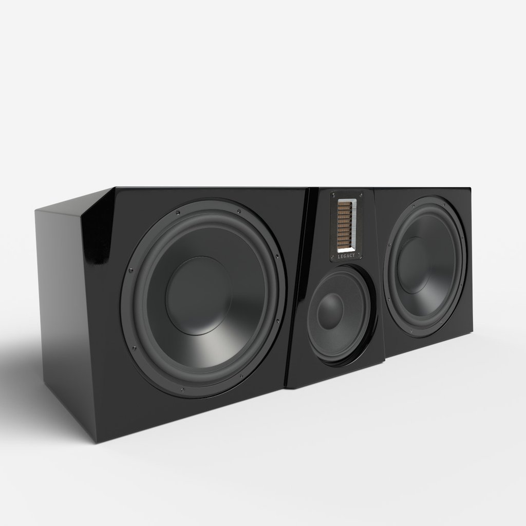 Hi-End Central Speaker Marquis Black | Audio Devices models | BlenderKit