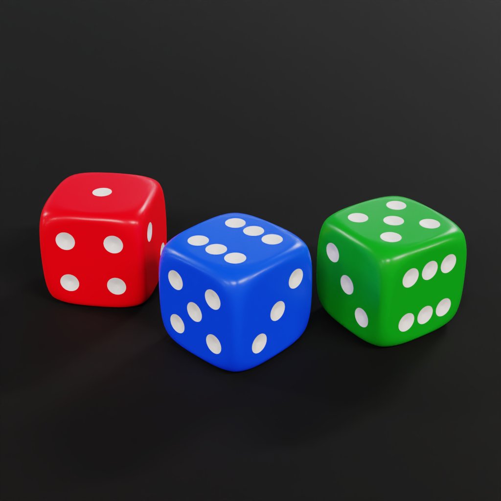 BlenderKit | Download the FREE Dice model